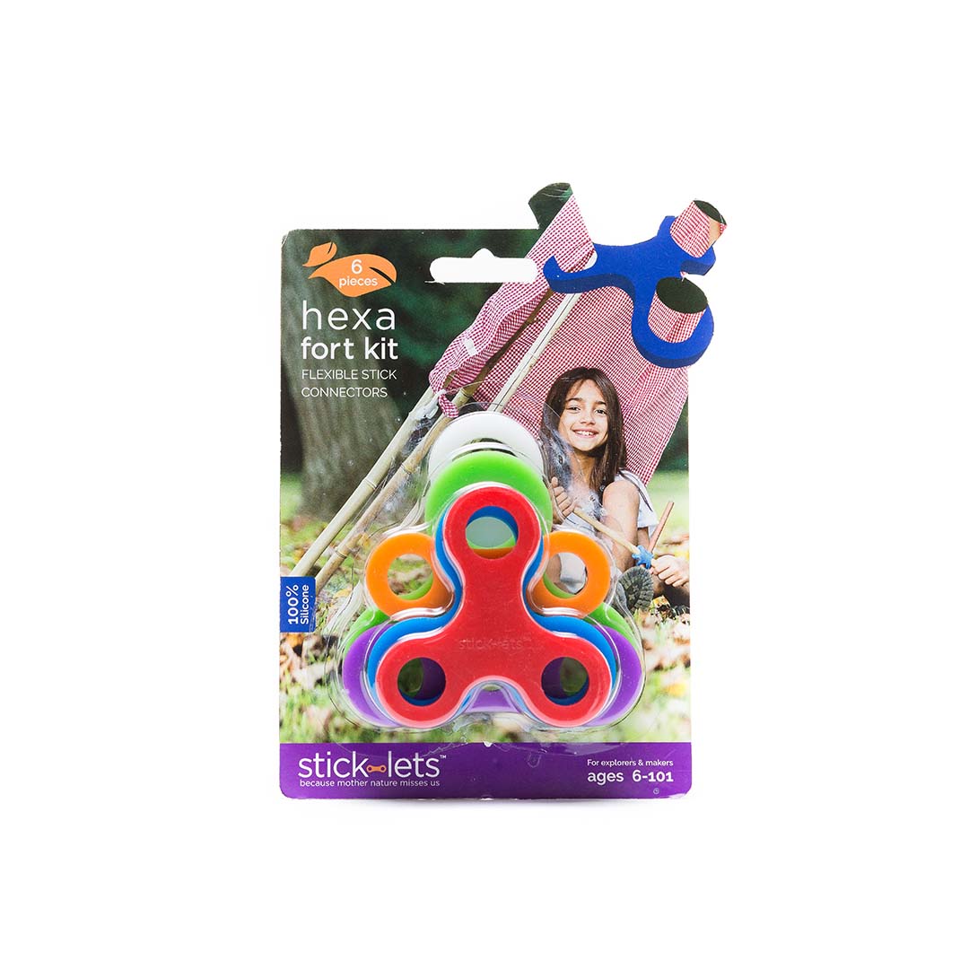 Stick-lets Hexa kit 6 stick-lets - startset – Boef en Aap